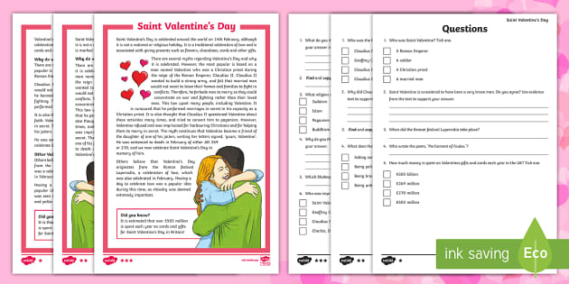Twinkl Homework Help: Valentine’s Day - Twinkl