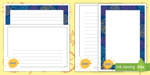 2023 Page Border Pack (teacher made) - Twinkl