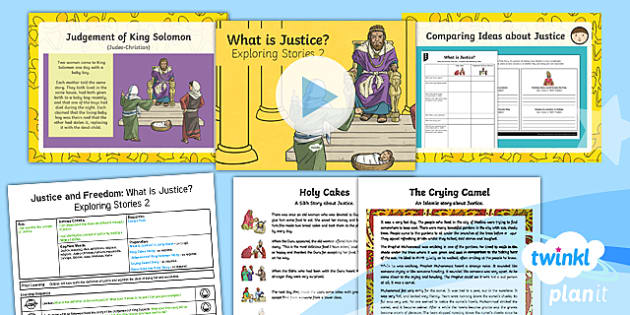 What is Justice? Exploring Stories Year 6 Lesson Pack 3