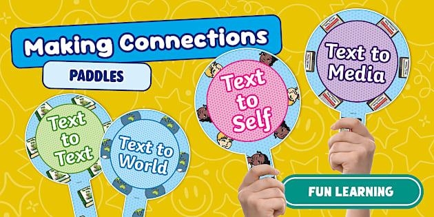 Text Connection Student Paddles | Reading Comprehension