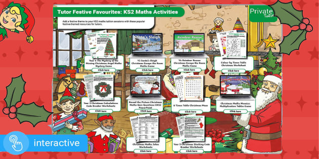 👉 Tutor Festive Favourites: KS2 Maths Activities - Twinkl