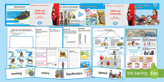 FREE! - PSHE KS2 Money Matters Lesson Plans – Complete Unit Pack