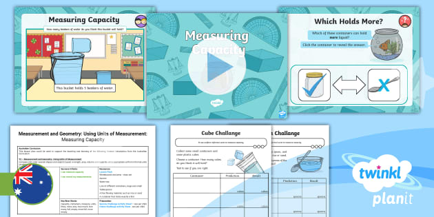 Year 2 Using Units of Measurement Measuring Capacity Lesson 1