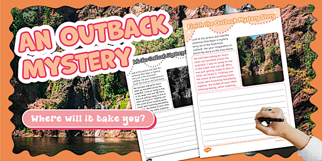 * NEW * Finish the Outback Mystery Story Worksheet