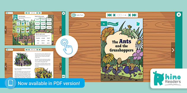 Level 6c Decodable Readers: The Ants and the Grasshoppers