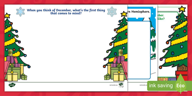 FREE! - December Drawing Prompts (teacher made)