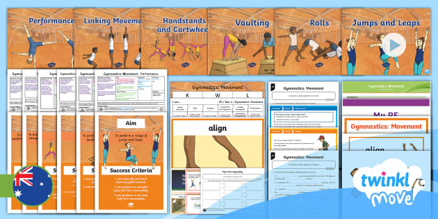 Move PE Year 4 Gymnastics: Movement Unit Pack - Twinkl
