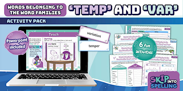 Autumn 2 - Week 4: Words Belonging to the Word Families 'temp' and 'var'