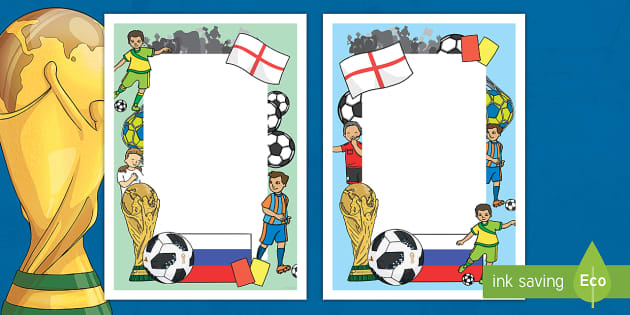 Football World Cup Themed Editable Notes to Teacher - football