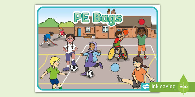 * NEW * PE Bags Display Poster (l'enseignant a fait)