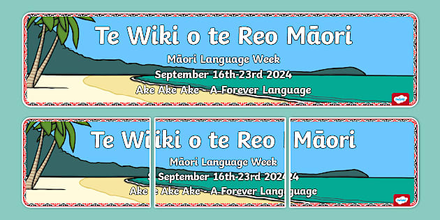 FREE! - Māori Language Week Display Banner (teacher made)