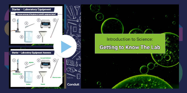 Introduction to Science: Getting to Know the Lab PowerPoint Introduction to Science: Getting to Know the Lab PowerPoint
