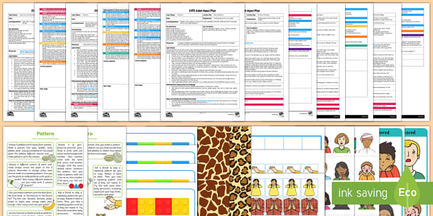 EYFS Patterns Adult Input Planning and Resource Pack