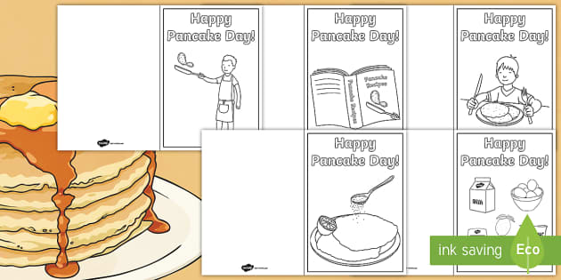 Happy Pancake Day Greetings Cards (teacher made)