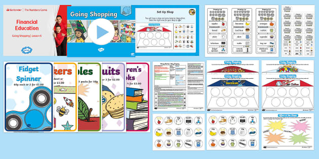 CfW Financial Education Lesson 6: Going Shopping Lesson Pack – Ages 5-7