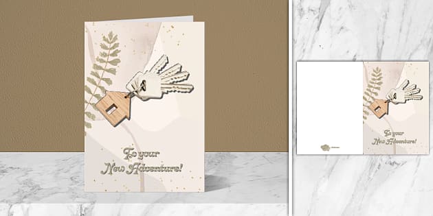 To Your New Adventure Card | Twinkl Party (teacher made)