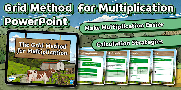 Grid Method for Multiplication PowerPoint