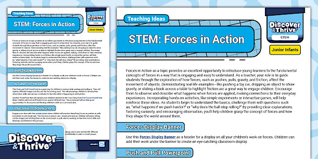 Forces on Action Teaching Ideas 1st class - Twinkl