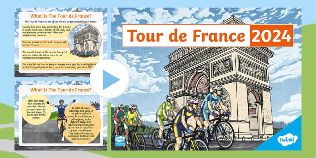 KS2 The Tour de France Informative PowerPoint - Twinkl