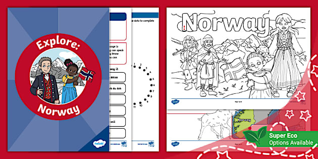 Explore: Norway Activity Booklet (teacher made) - Twinkl