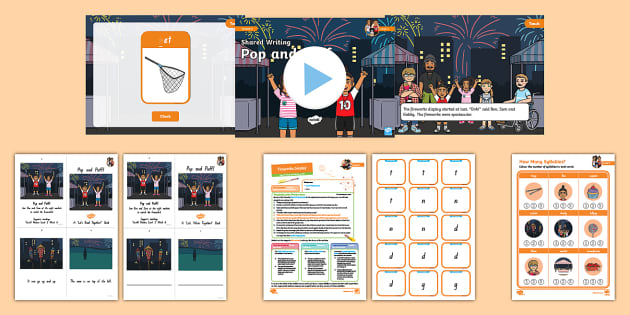 Recap Reading and Writing Level 2: Week 7: Lesson 5 - Twinkl