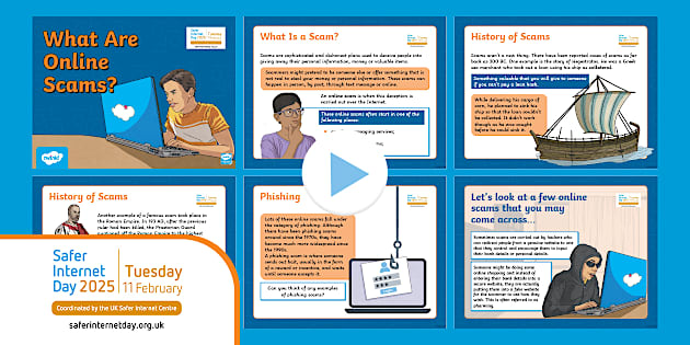FREE! - Safer Internet Day 2025: What Are Online Scams? KS2