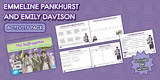 Who Was Emmeline Pankhurst? Facts for Kids - Twinkl