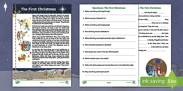 Christmas cloze procedure | Worksheet | Easy to print