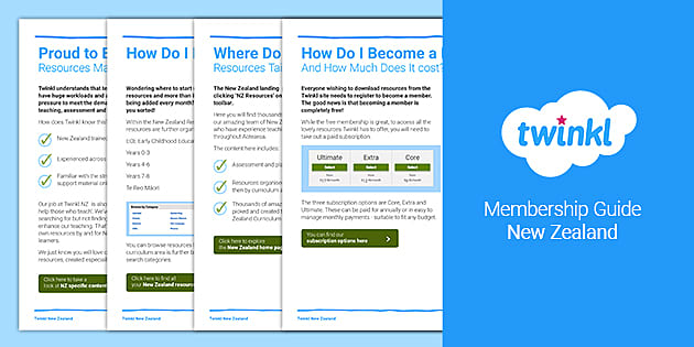 New Zealand Membership Guide