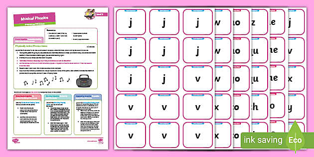 Physically Active Phonics Phase 3 Game - Primary Resources