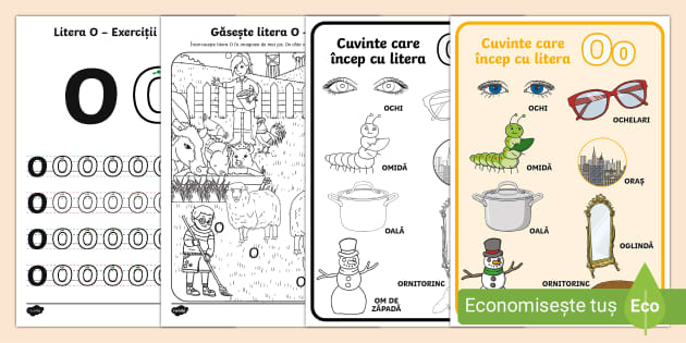 Litera O – Pachet cu resurse pentru preșcolari - Twinkl