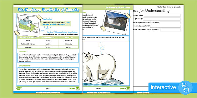 The Northern Territories of Canada Reading Comprehension