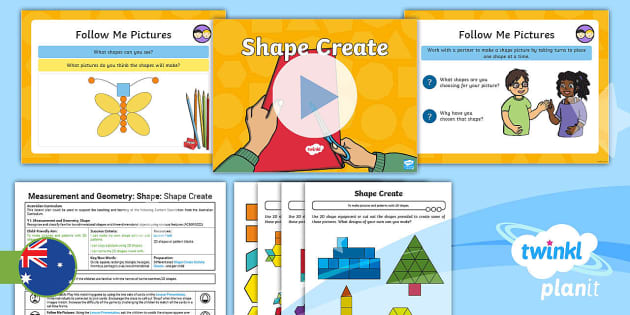 Year 1 Shape: 2D Shapes Lesson 1 (teacher made) - Twinkl