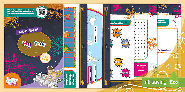 My Year: New Year Activity Booklets for Kids - Twinkl
