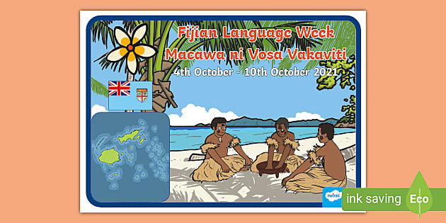 Fijian Language Week Poster (Teacher-Made) - Twinkl