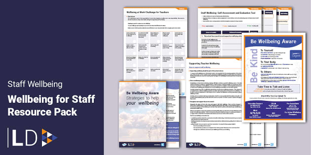 Wellbeing for Teachers Resource Pack (teacher made)