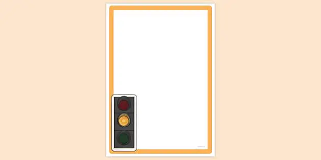 Blank Stop Light