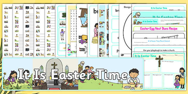 It Is Easter Time Story and Resource Pack (teacher made)