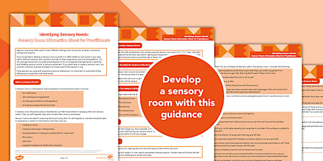 Occupational Therapy Sensory Room Guide | Inclusion | Twinkl