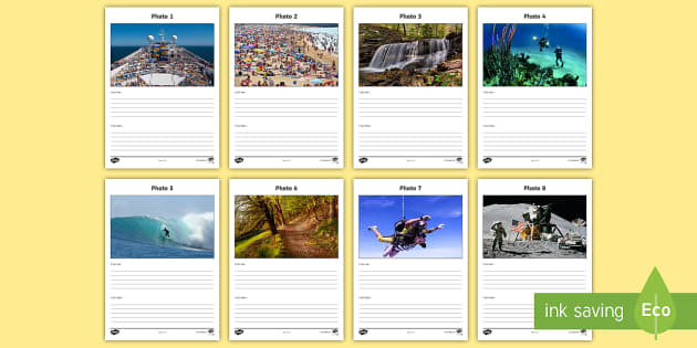Sight and Sound Writing Prompts Worksheet / Worksheets