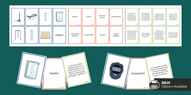 Scientific Equipment Card Sort (Hecho por educadores)