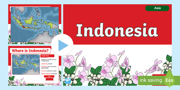 KS1 Indonesia PowerPoint (teacher made) - Twinkl