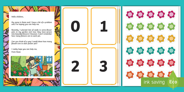 Counting in Rosie's Garden Resource Pack (teacher made)