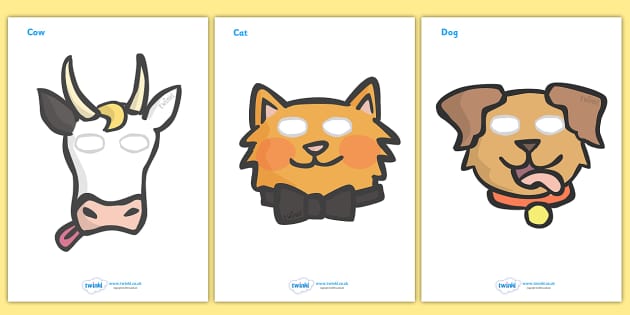 Hey Diddle Diddle Role Play Masks (teacher made)