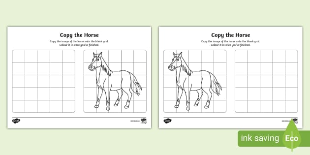 how to draw a horse ks1