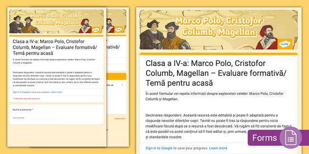 Marco Polo, Cristofor Columb, Magellan – Evaluare