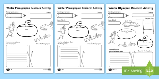 Facts and Activities about the Winter Paralympic Games