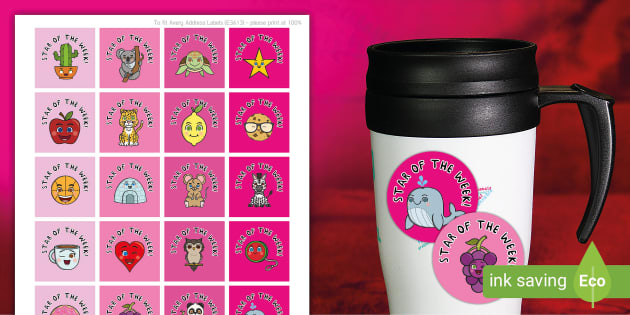 Cute | Back to School | Pink Coloured | Reward Stickers