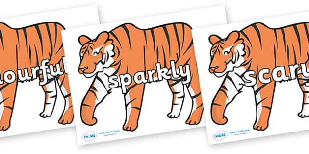Wow Words on Chinese New Year Tiger
