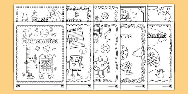 Portadas de cuadernos Calendario B - Bilingües - Twinkl